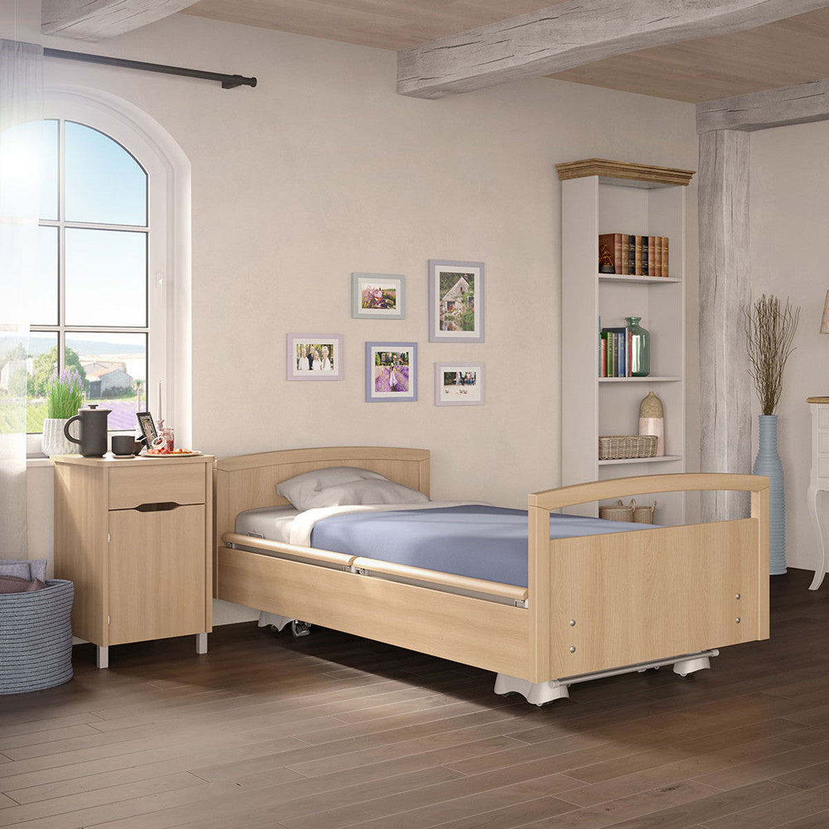 Sentida SC Aged Care Bed, Low Height, King Single – Aesthetics Healthcare