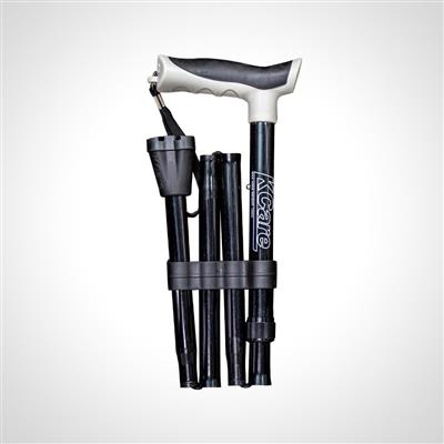 Kcare T Handle Cane Anodised Folding Walking Stick – Aesthetics Healthcare